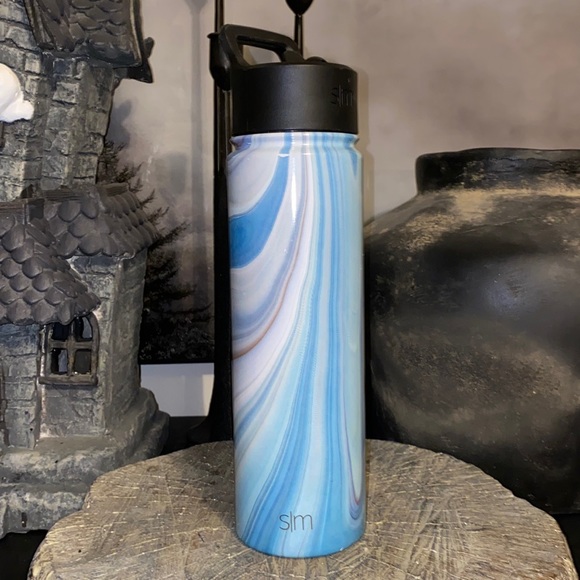 Dining | Simple Modern Blue Tumbler Water Bottle 22oz | Poshmark